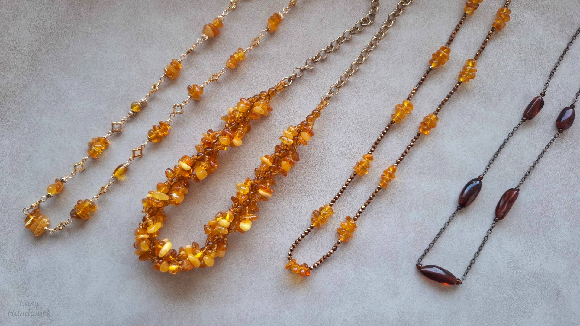 Украшения из янтаря