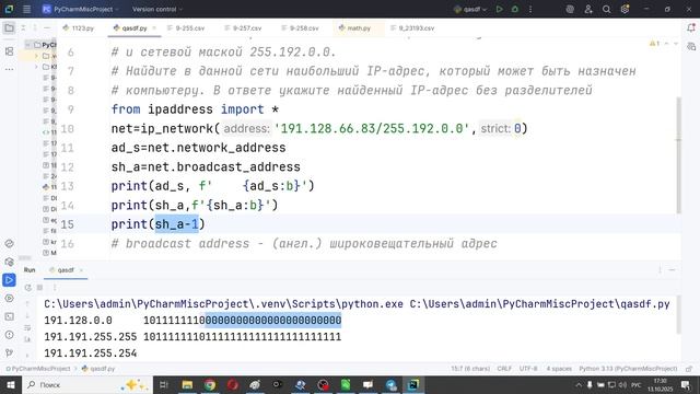 №13 ЕГЕ 2026 Демо (IP-адрес)
