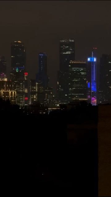 Вид из гостиницы «Университетская» на Москва-Сити