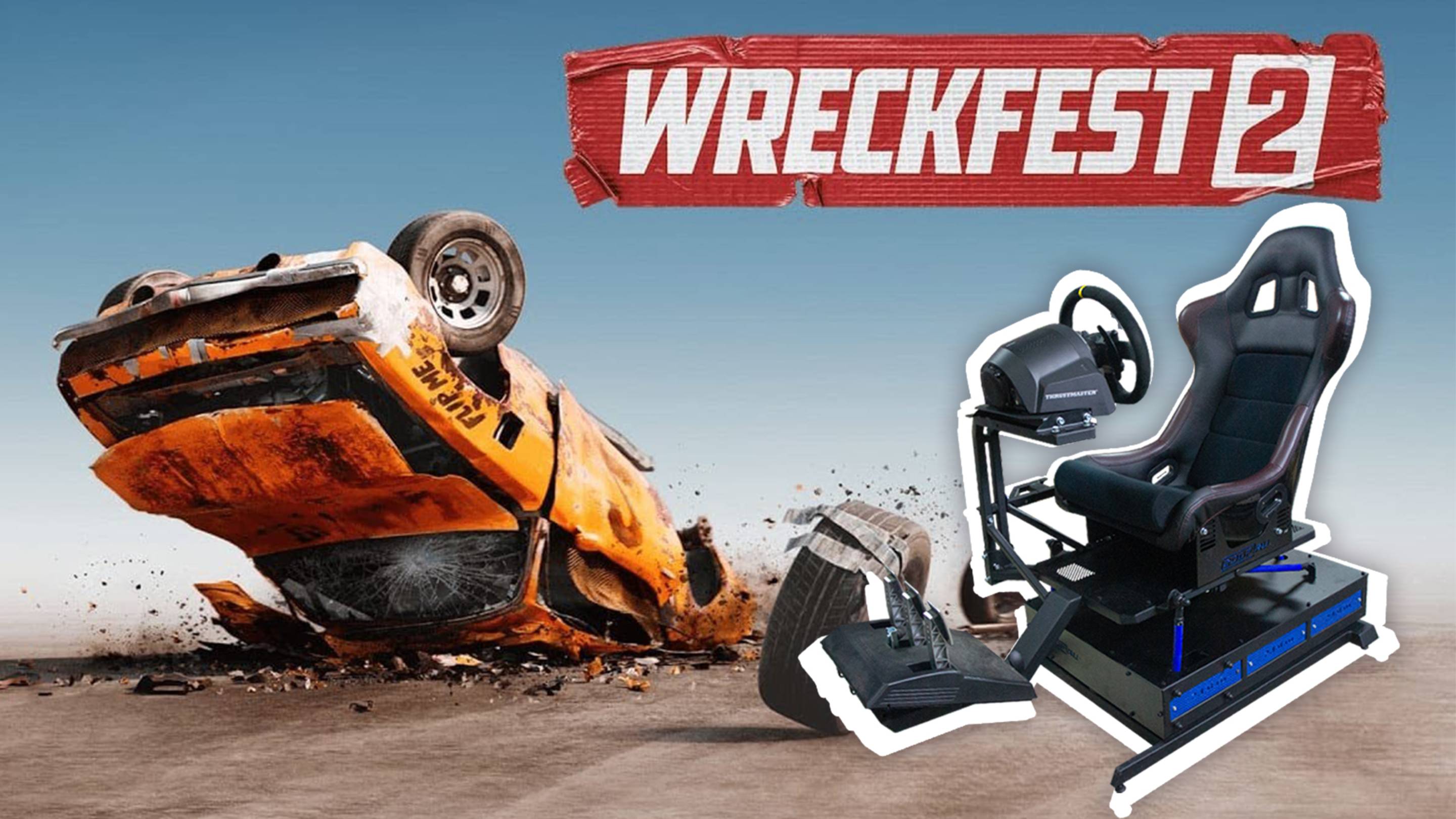 Wreckfest 2 на подвижной платформе 4dof