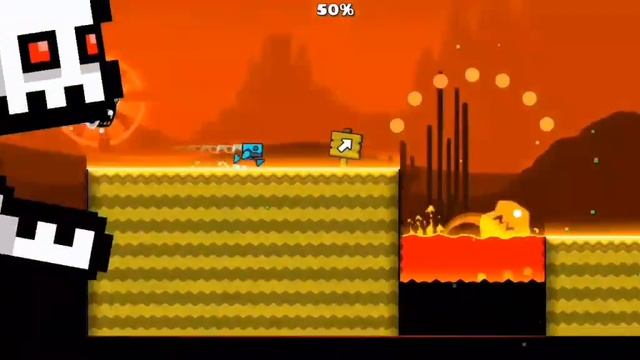 Press start 100% by RobTop Geometry dash Subzero