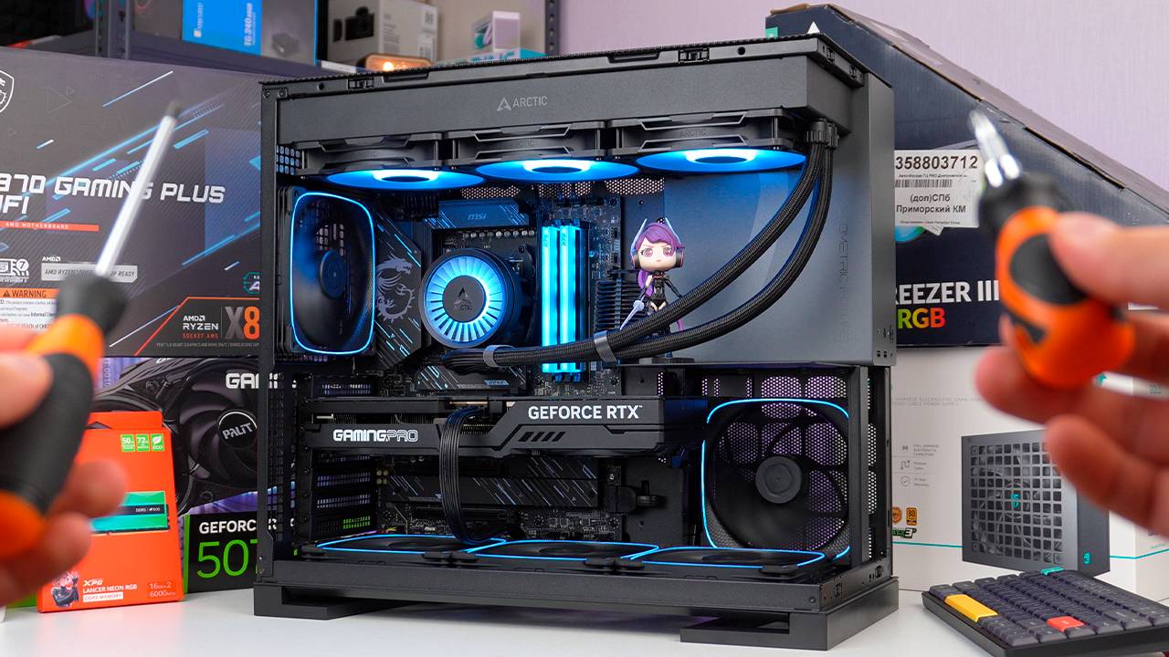 ЭТО ВИДЕО НАУЧИТ ТЕБЯ СОБИРАТЬ КРУТОЙ ПК С RTX 5070 Ti