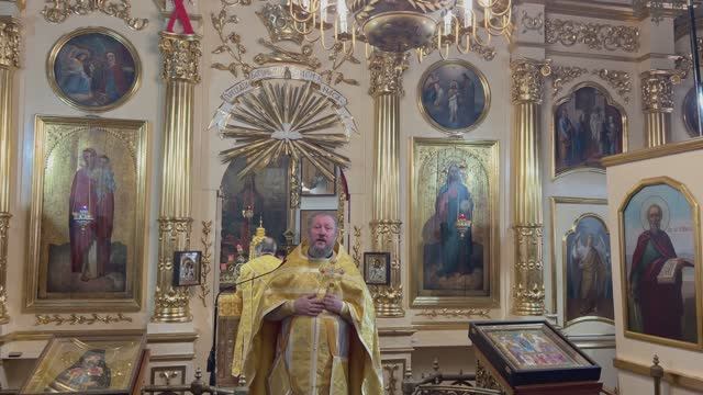 2025-10-12 Покровский Храм - Воскресная Служба