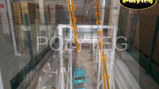 АО "ПОЛИТЕГ ХОЛДИНГ" ведет монтаж оборудования. Автоматическая линия порошковой окраски