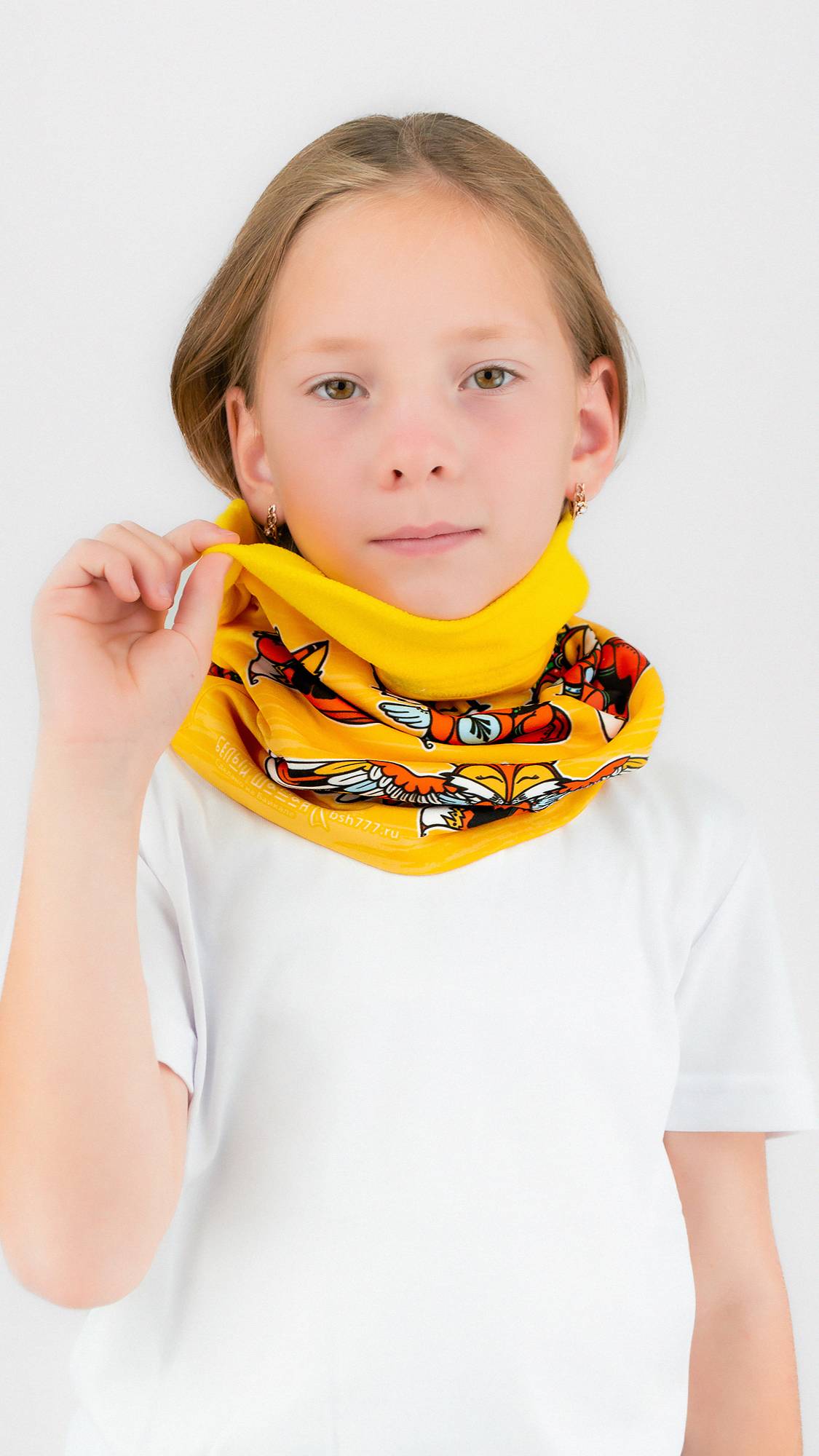 Бафф утепленный ЛИСА ДЗЕН ГЛОБАЛ (желтый)