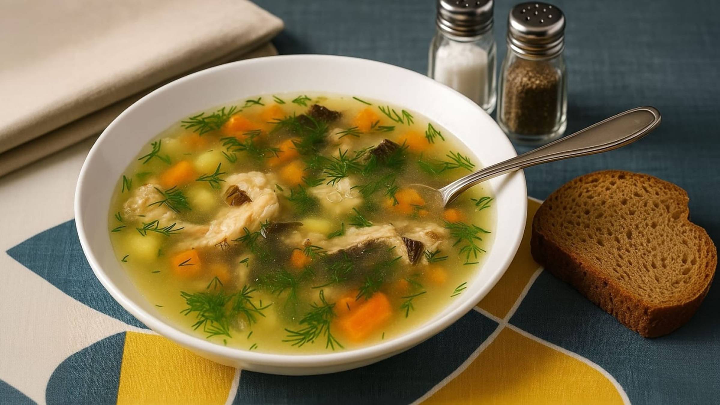 Идеальная уха для тех, кто далек от моря. Проще не бывает!