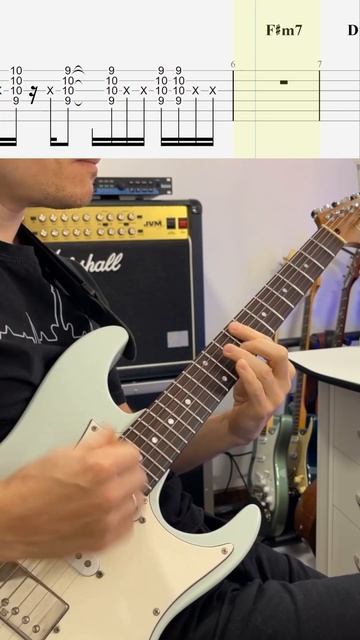 Фанк ритм продвинутым упражнение 22 мой челлендж ритма Ibanez AZ2204