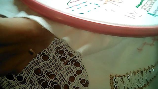 Шов Назад иголку