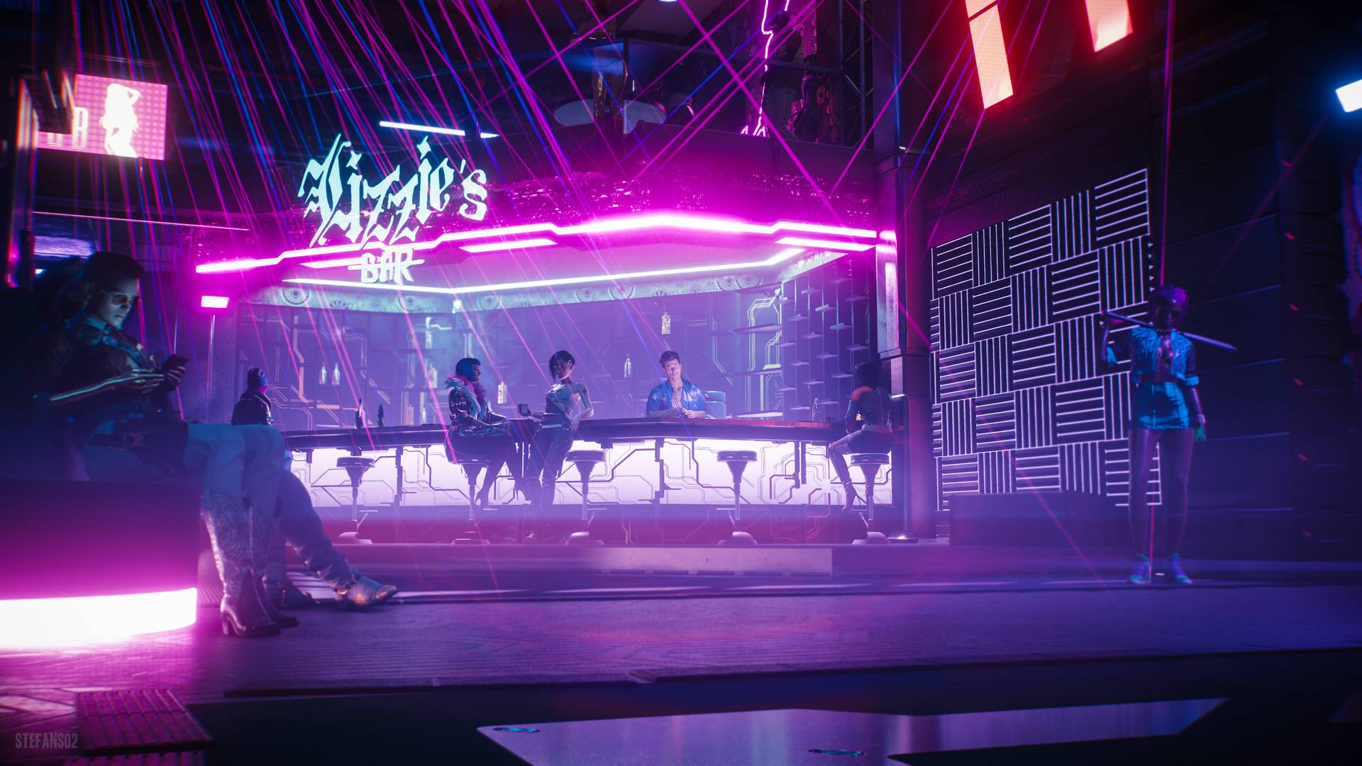 Cyberpunk 2077 №2  Встреча в баре.
