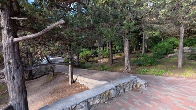 Крым Симеиз путь к пляжу возле скалы Дива