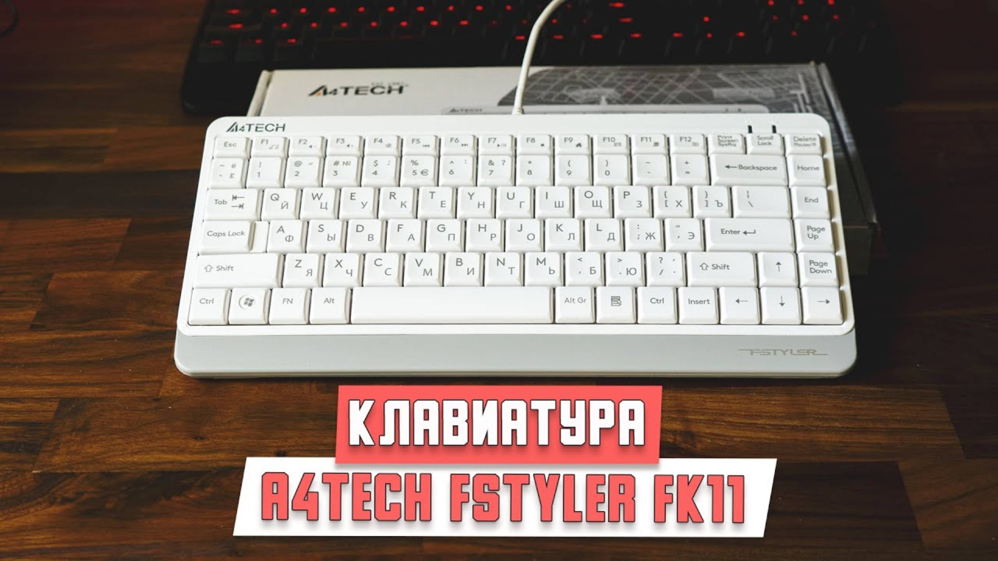 Клавиатура A4Tech Fstyler FK11. 75% клавиатура за 1000 руб, нормальный вариант, но есть недостатки