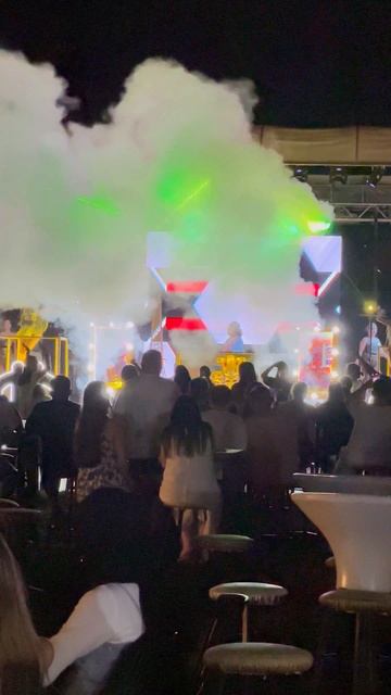 Начало вечерней дискотеки