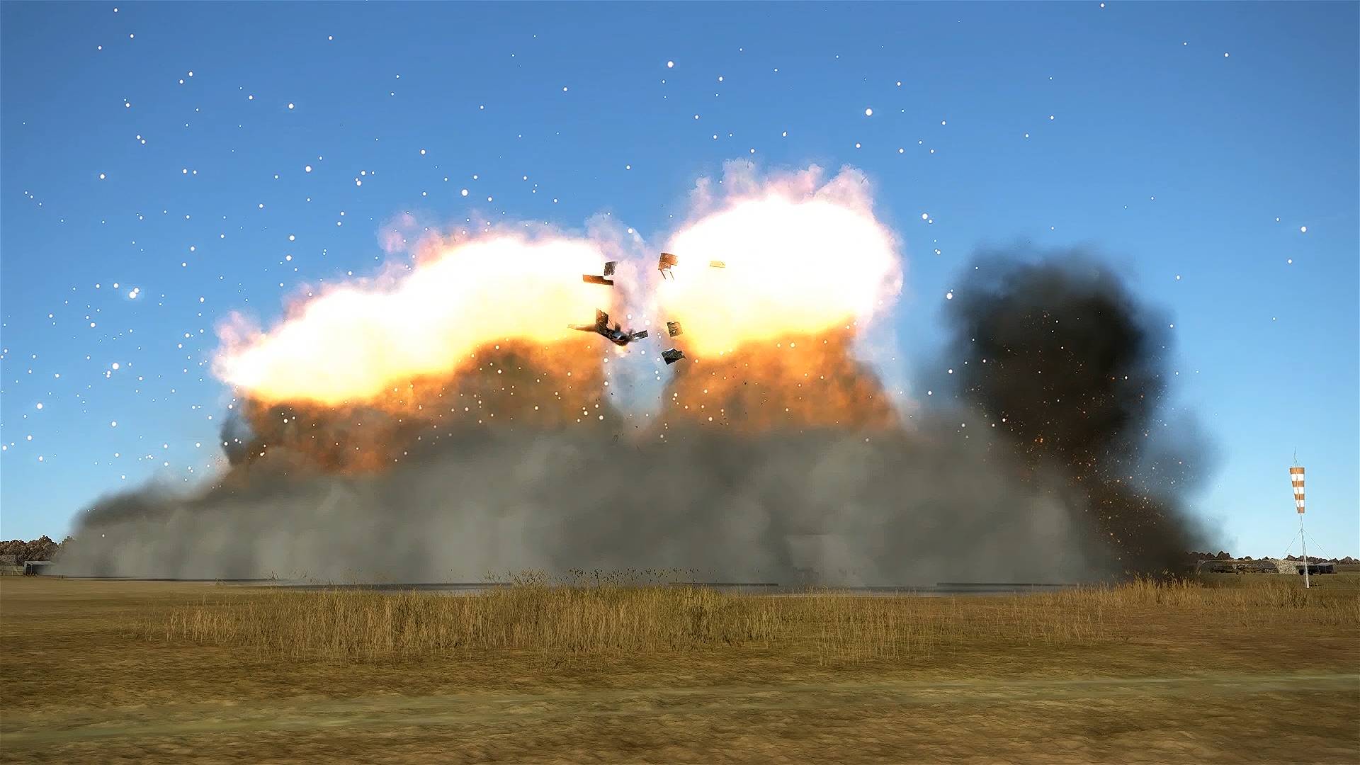 Столкновения, падения, взрывы и т. д. Ч-19. Сим. "IL-2 Sturmovik Great Battles", "Flying Circus".