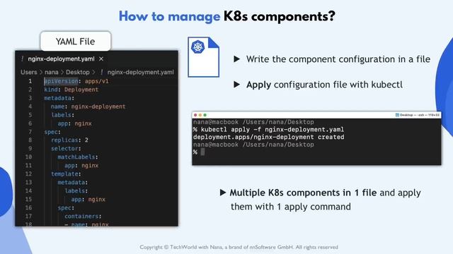 1.5 Manage Kubernetes Resources - kubectl and config file