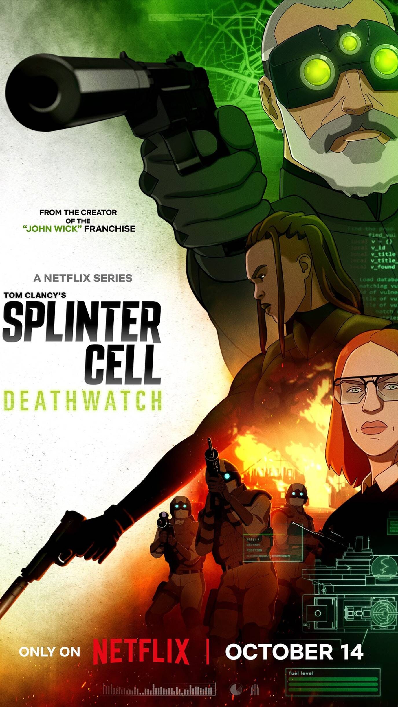 Splinter Cell: Караул смерти-(Tom Clancy's Splinter Cell: Deathwatch)-трейлер анимационного сериала