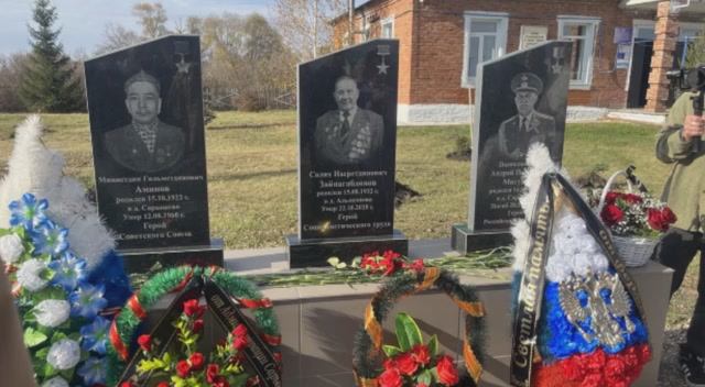 Аллею героев Сарышево открыли в Мелеузовском районе