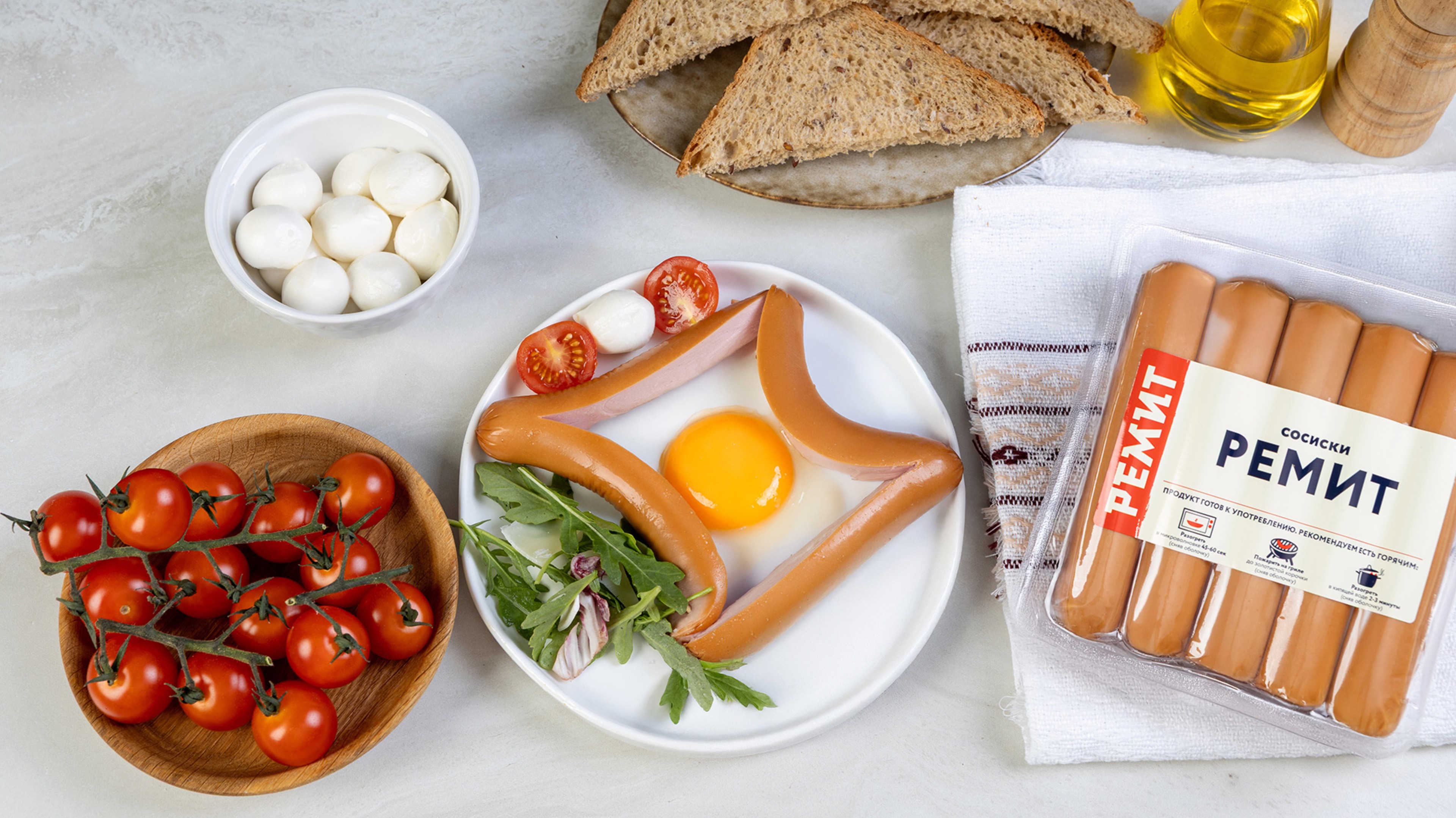 Самый вкусный завтрак с сосисками РЕМИТ