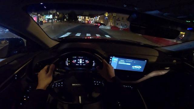 2023 HAVAL F7X / Хавейл Ф7х 1.5 Турбо робот 150 л.с. | Ночной тест-драйв от первого лица | Обзор