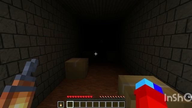 Я со своим другом проходим карту Майнкрафт