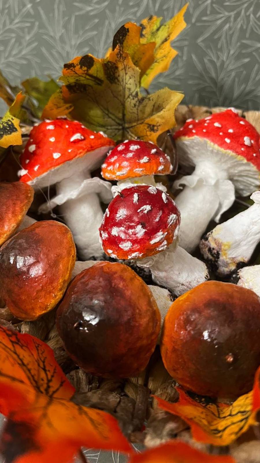 Грибочки из ваты