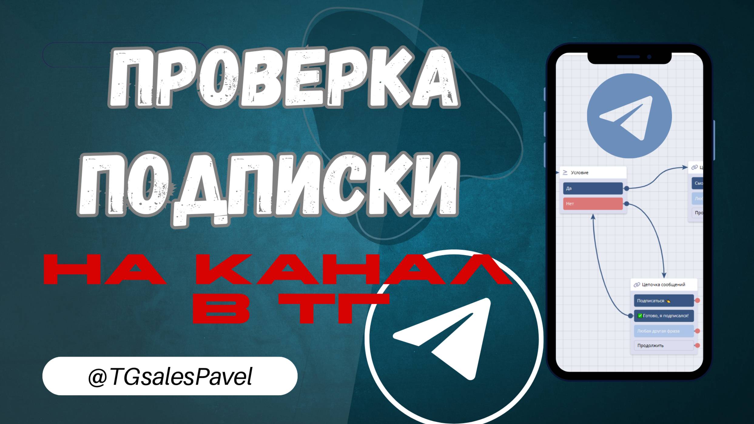 Как за пять минут сделать проверку подписки на тг канал!