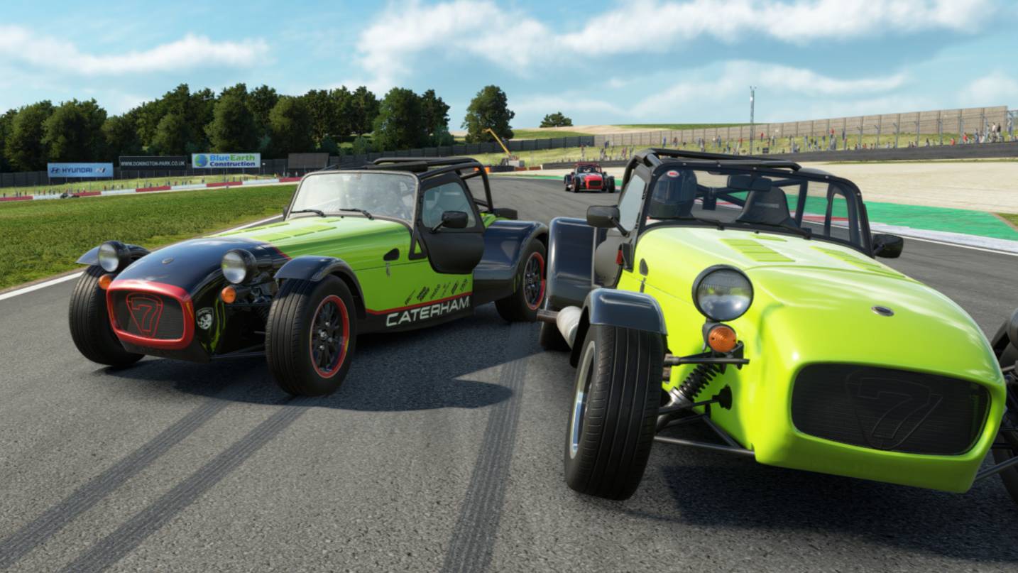 Assetto Corsa Evo. Multiplayer. Donington. Caterham. Race. 2025.10.14 - 11.16.48.01