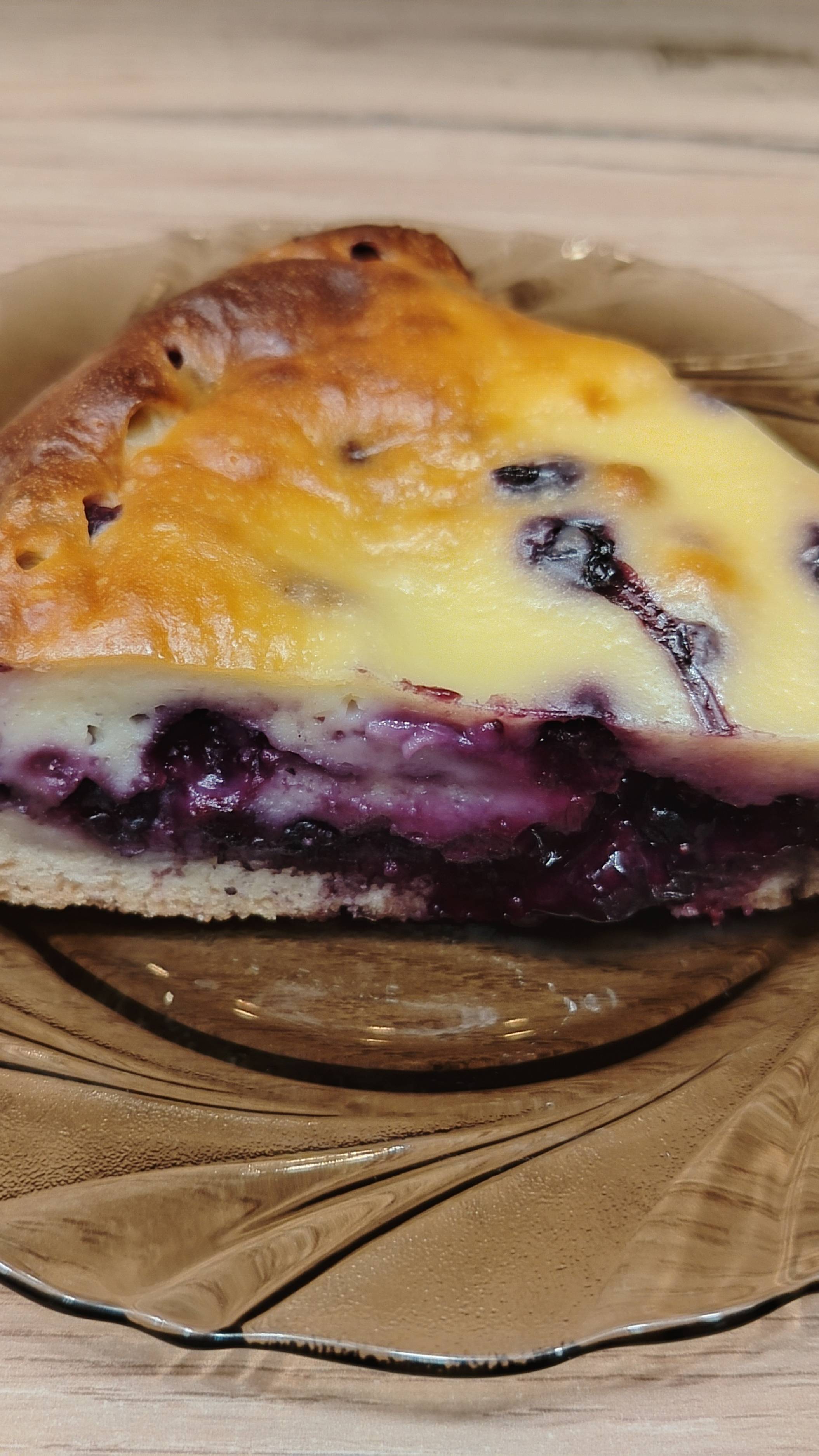 Сметанник с голубикой, короткая версия