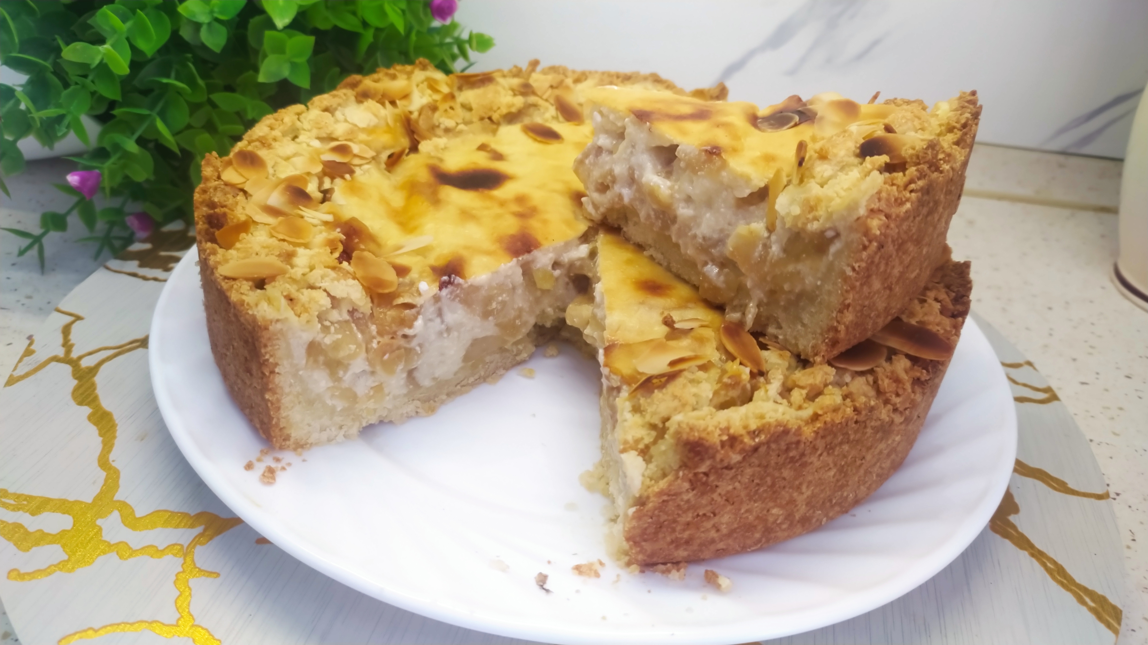 КРЕМОВЫЙ ЯБЛОЧНЫЙ ПИРОГ! Вкуснее ТОРТА!!!😋🔥