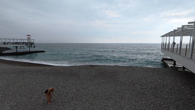 Крым Ялта пляж Массандра