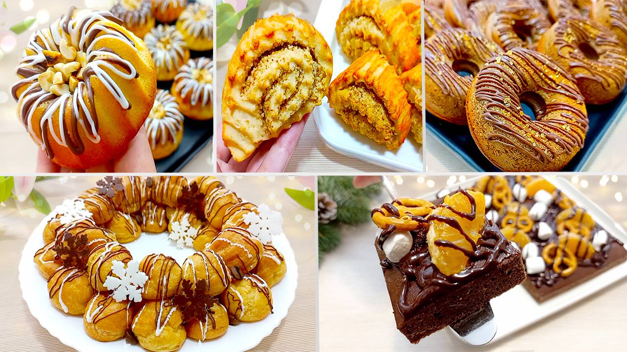 🍰Праздничные Десерты! 5 Легких и Вкусных Рецептов для Вашего Стола!