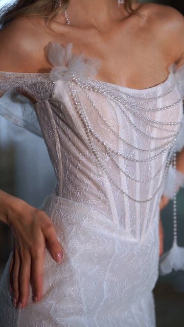 Свадебное платье Пайбер из коллекции «Only you» 2026 от Marry Mark Glitter