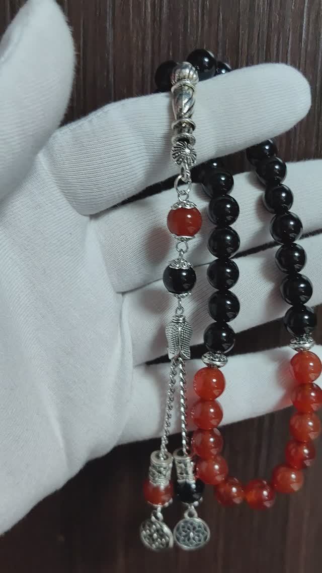 Мусульманские четки из агата 12/33