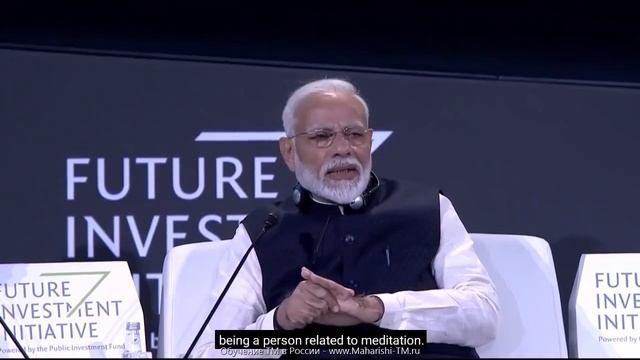 Премьер-министр Индии Нарендра Моди и основатель крупнейшего в мире хедж-фонда Рей Далио о Медитации