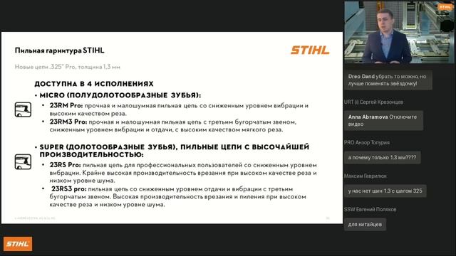 Пильная гарнитура STIHL