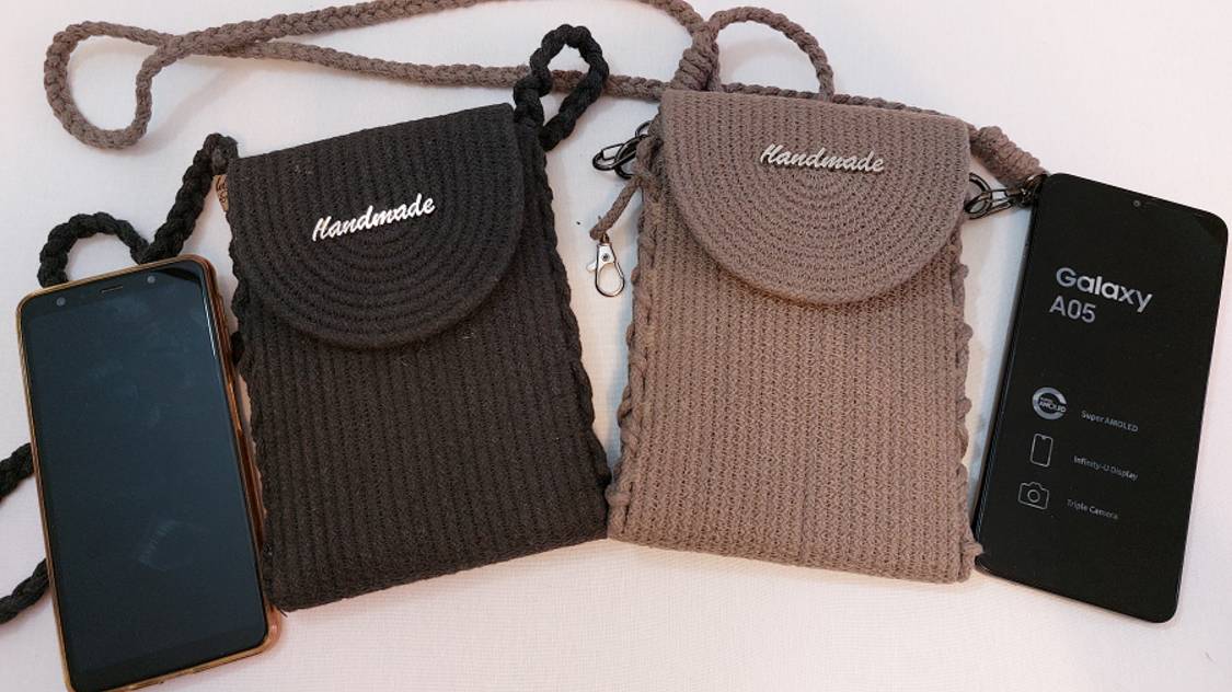 Сумка-чехол под телефон. МК - со всеми поправками и недочетами. 15.10.25