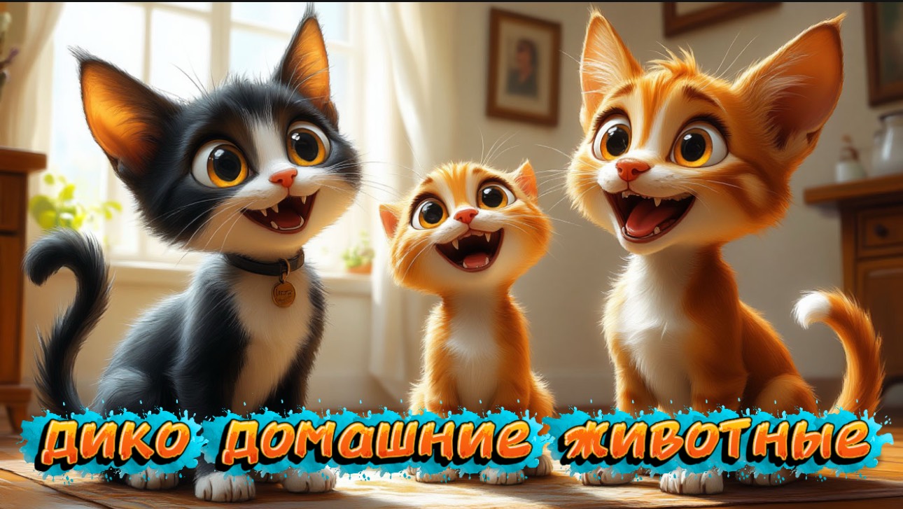 Мультфильмы, ДИКО ДОМАШНИЕ ЖИВОТНЫЕ, косточка, мультфильмы для детей