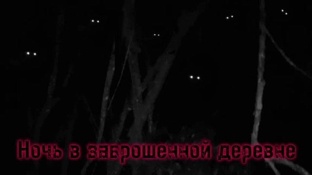 Ночь в заброшенной деревне. Страшные истории на ночь.