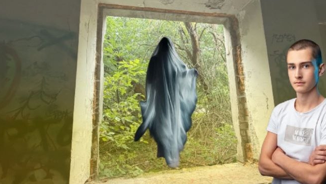 Костя исследует заброшенный институт