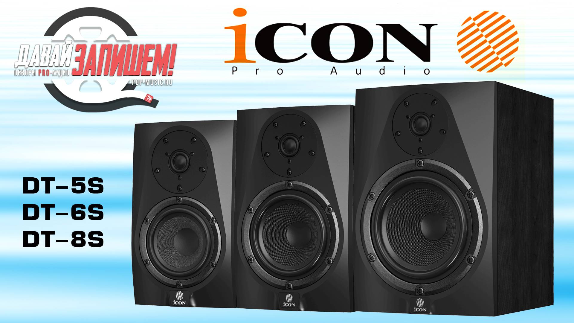 ICON DT-S на 5, 6 и 8 дюймов - колонки для дома и студии