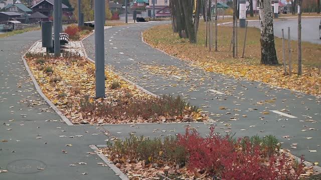 " Улетели листья с тополей ... "  Музыкальная шкатулка