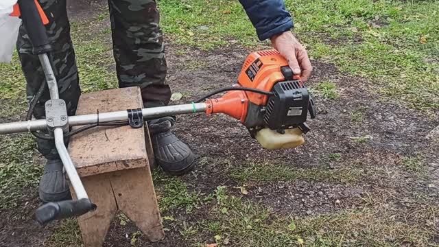 Осенняя консервация моего бензотриммера. "Карвер в Кари"