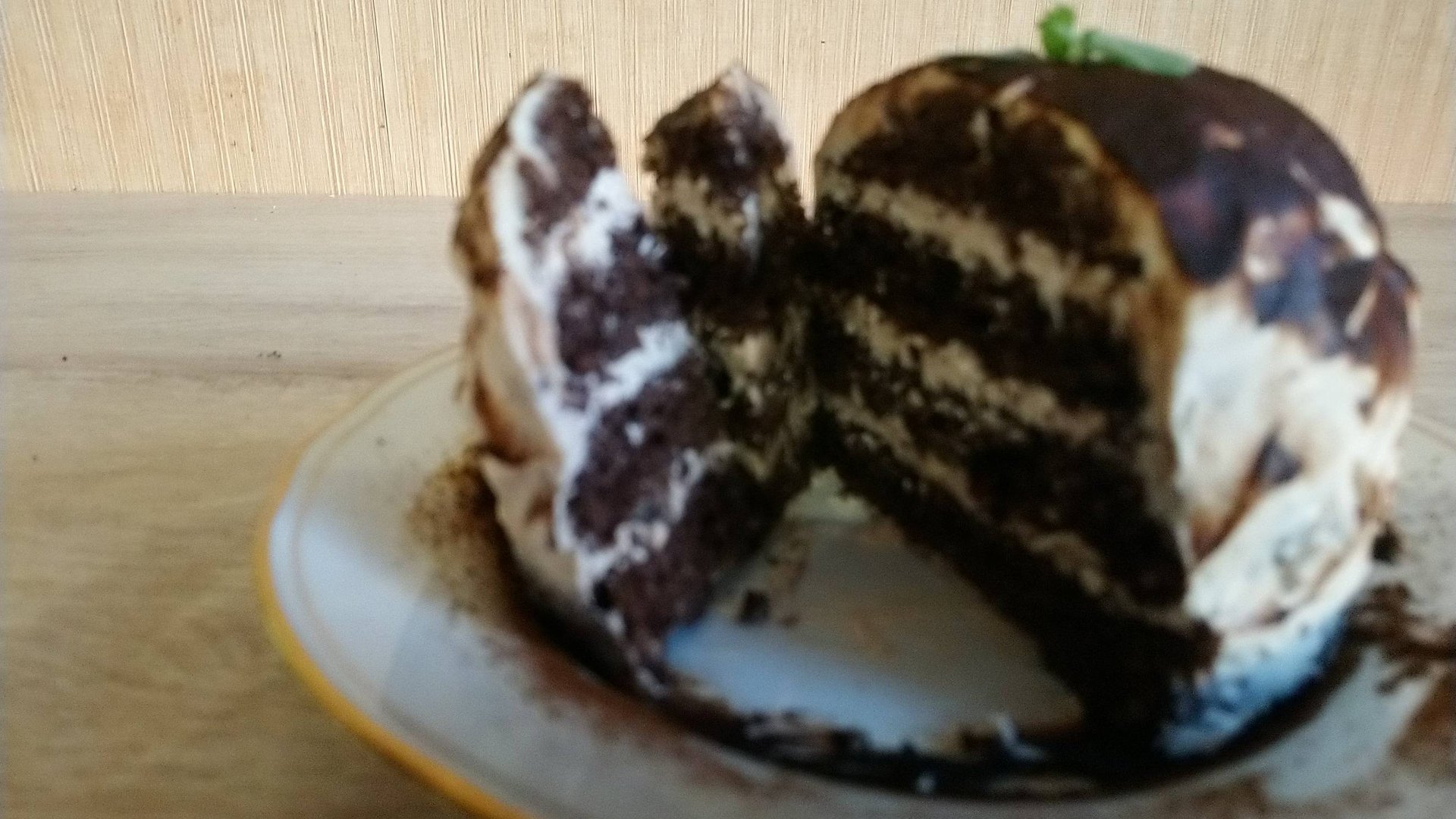 Кофейный торт для диабетика за 5 минут.