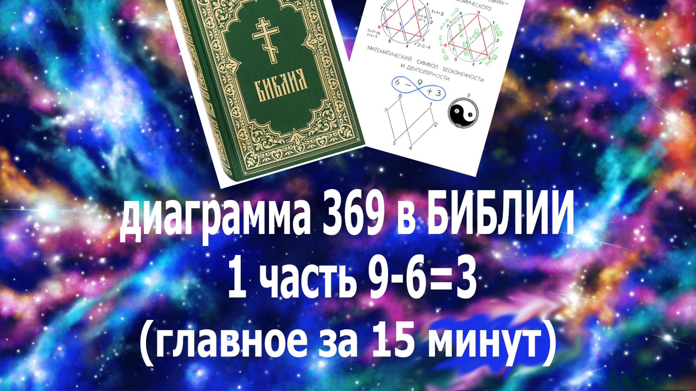 Диаграмма 369 Марко Родин - в Библии. 1 часть 9-6=3. Единство Троицы. Древо 10 сфирот. #369#библия#