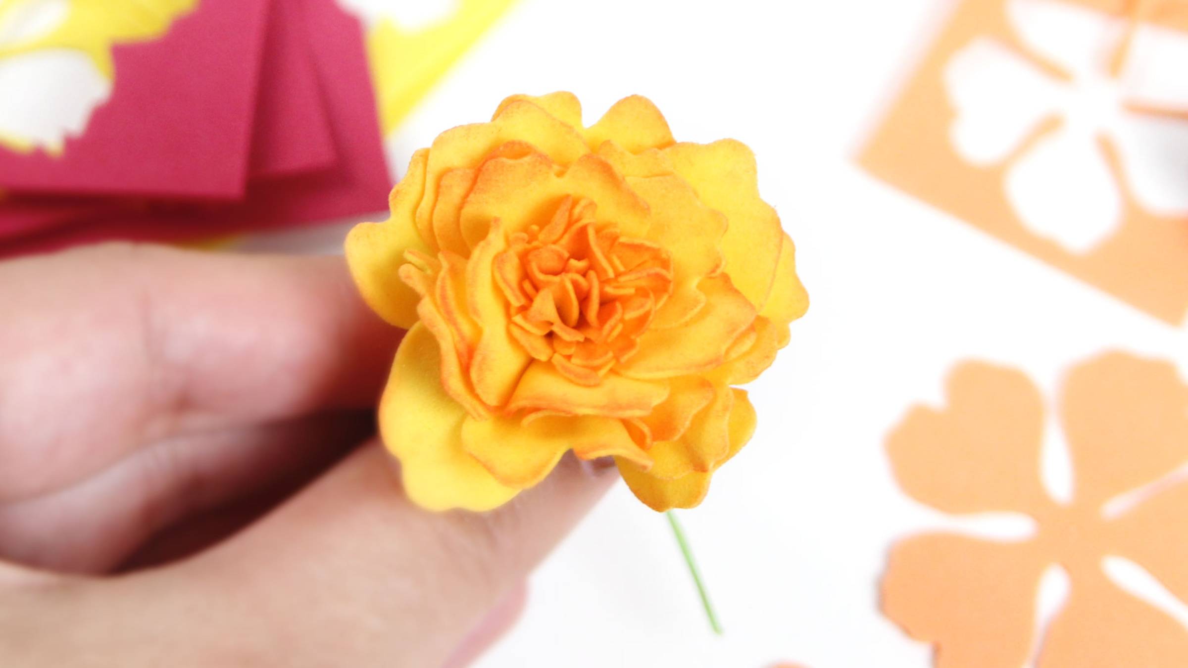 Как я делаю ПЫШНЫЙ ЦВЕТОК ИЗ ФОАМИРАНА 💛декор для осенней заколки (Часть 2). Foamiran flower