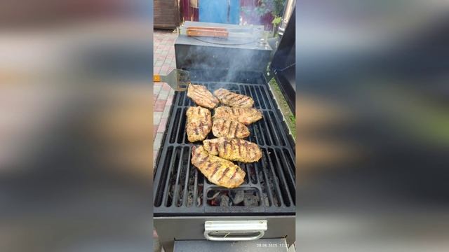 Овощи на угольном гриле