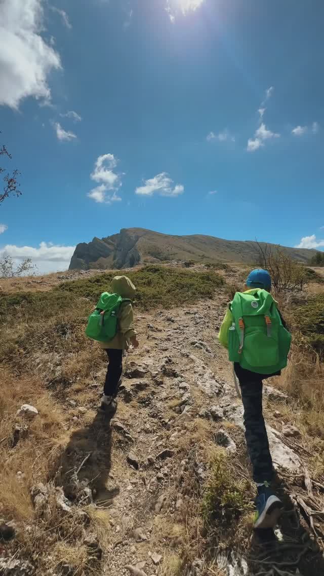 Восхождение на Ангар-Бурун с детьми