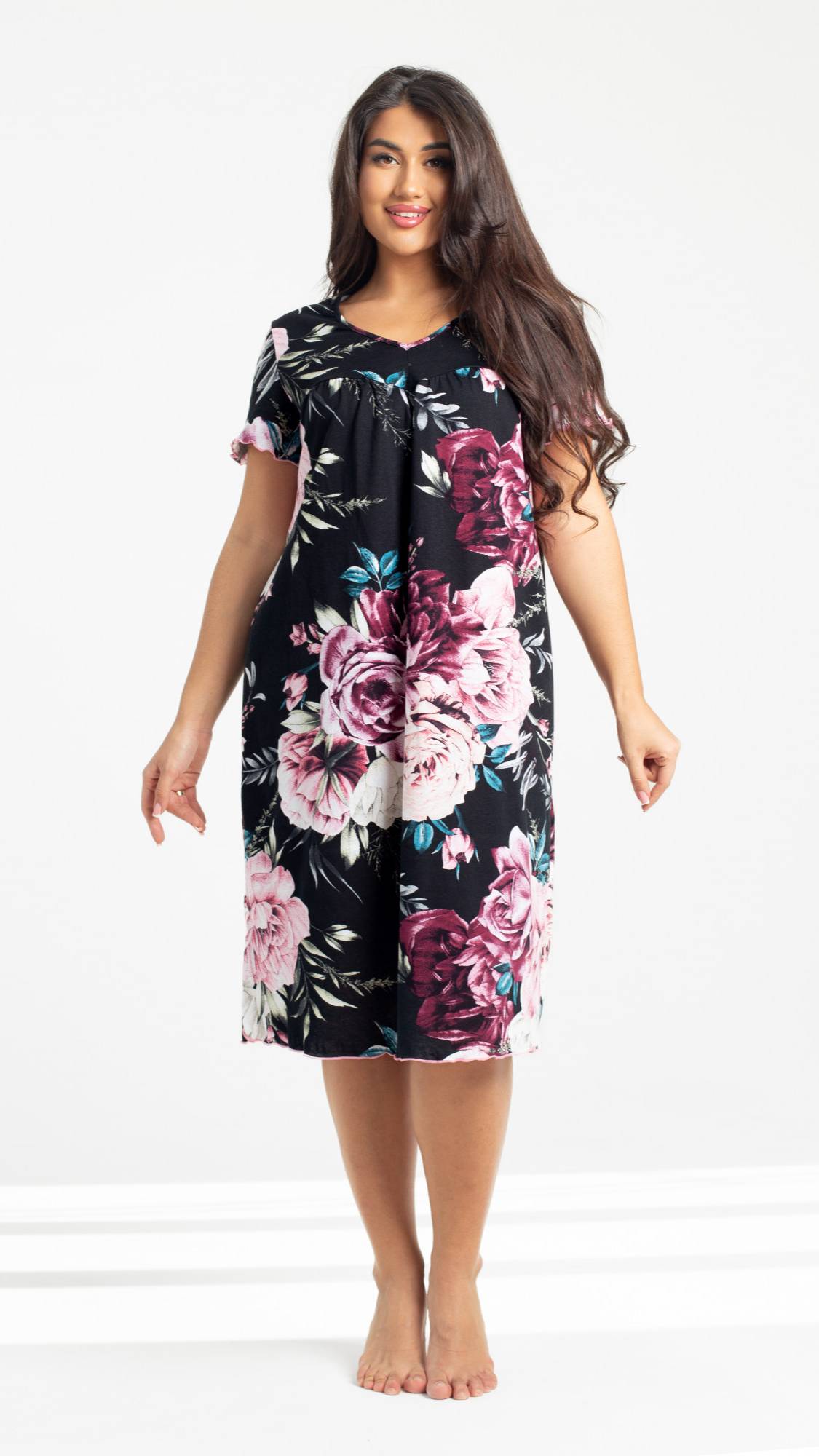 Красивая Ночная Сорочка Женская купить от Domtrik! 100% хлопок Покупка на WB! Подарки на праздник