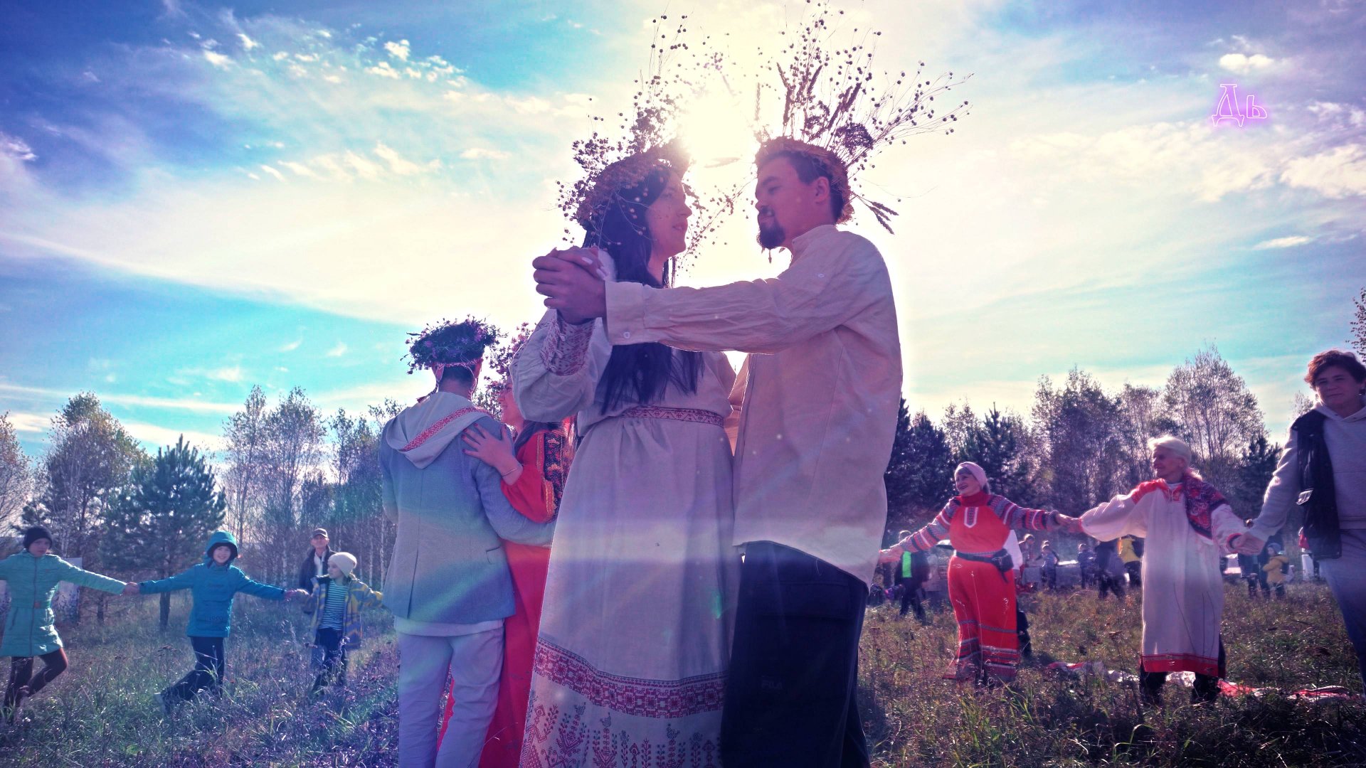 Обряд венчания традиционной русской свадьбы