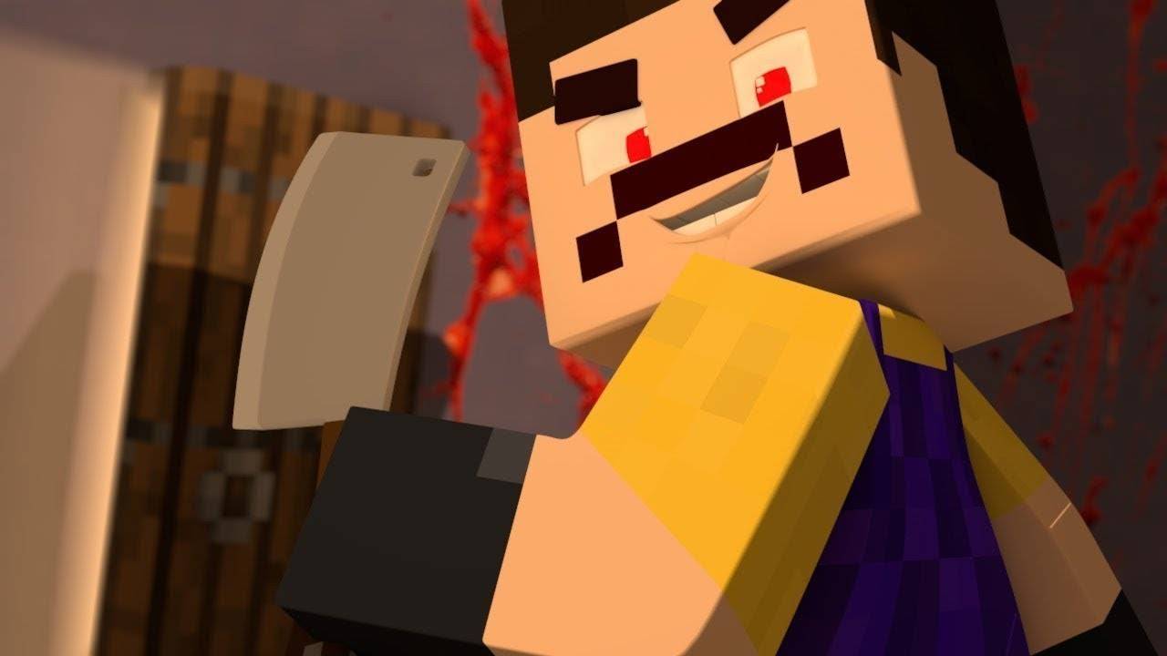 КРИКИ РЕБЕНКА! ПРИВЕТ СОСЕД В МАЙНКРАФТ