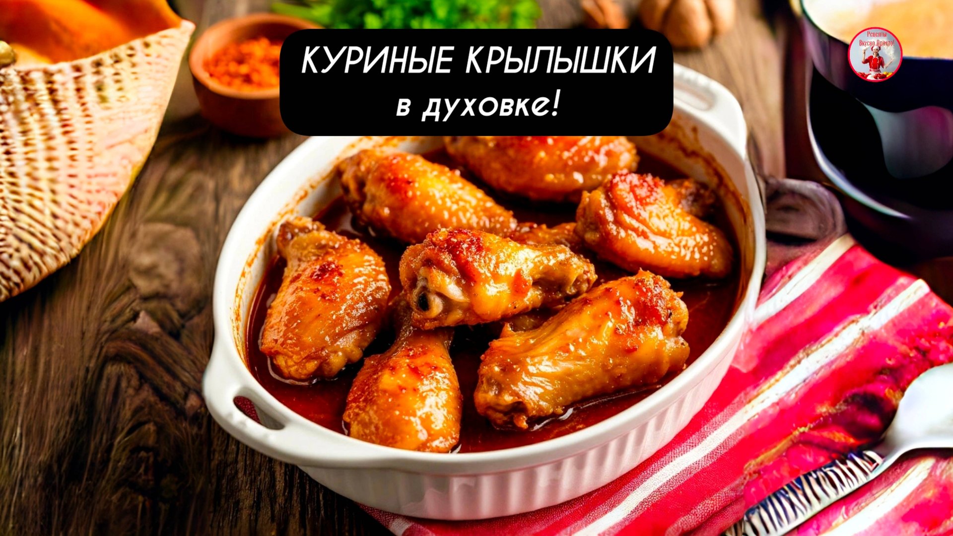 КУРИНЫЕ КРЫЛЫШКИ в духовке Пошаговый рецепт!